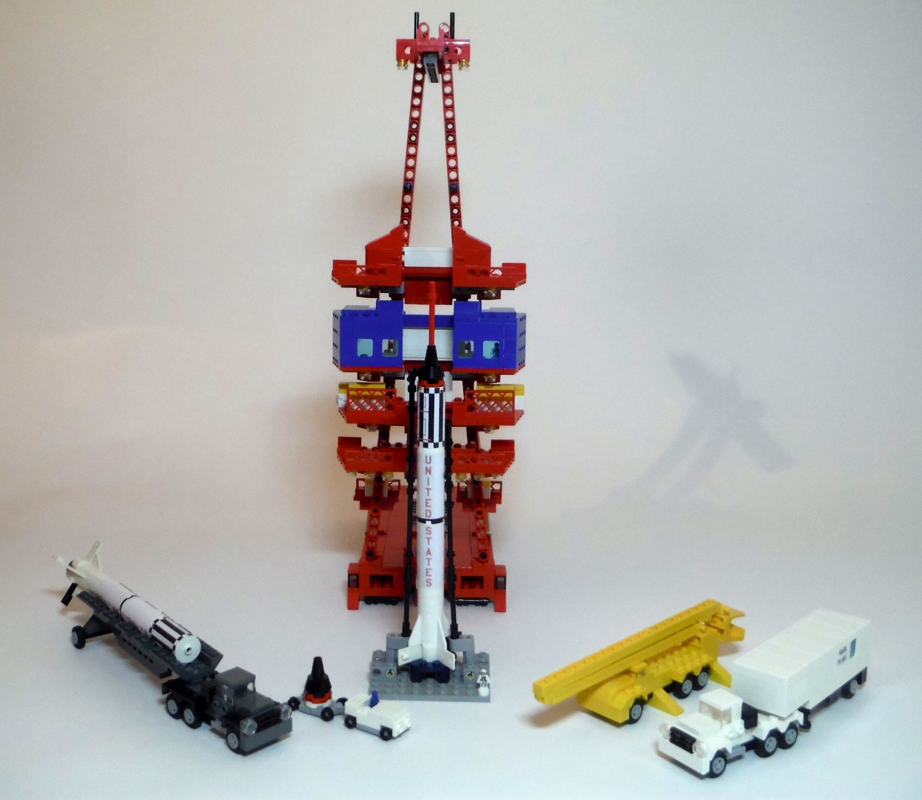 Mercury Redstone set » Launch Pads » Bricks in Space Mercury Redstone set » Launch Pads » Bricks in Space